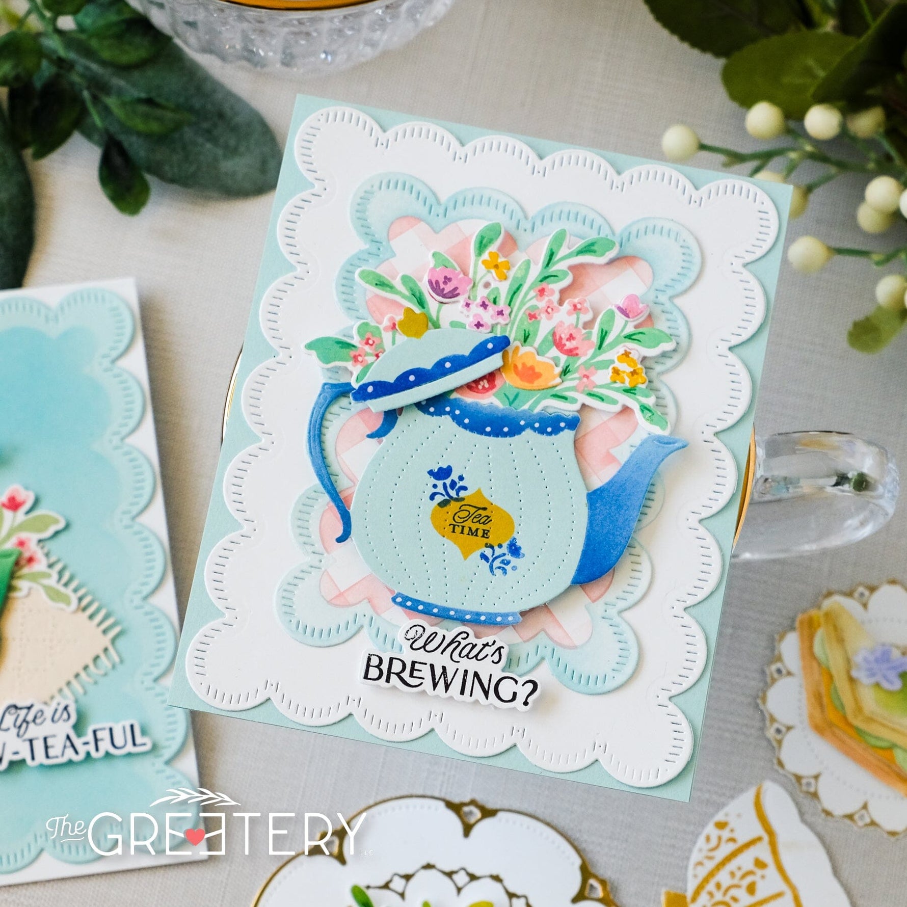 Pours Tea Stencil – The Greetery