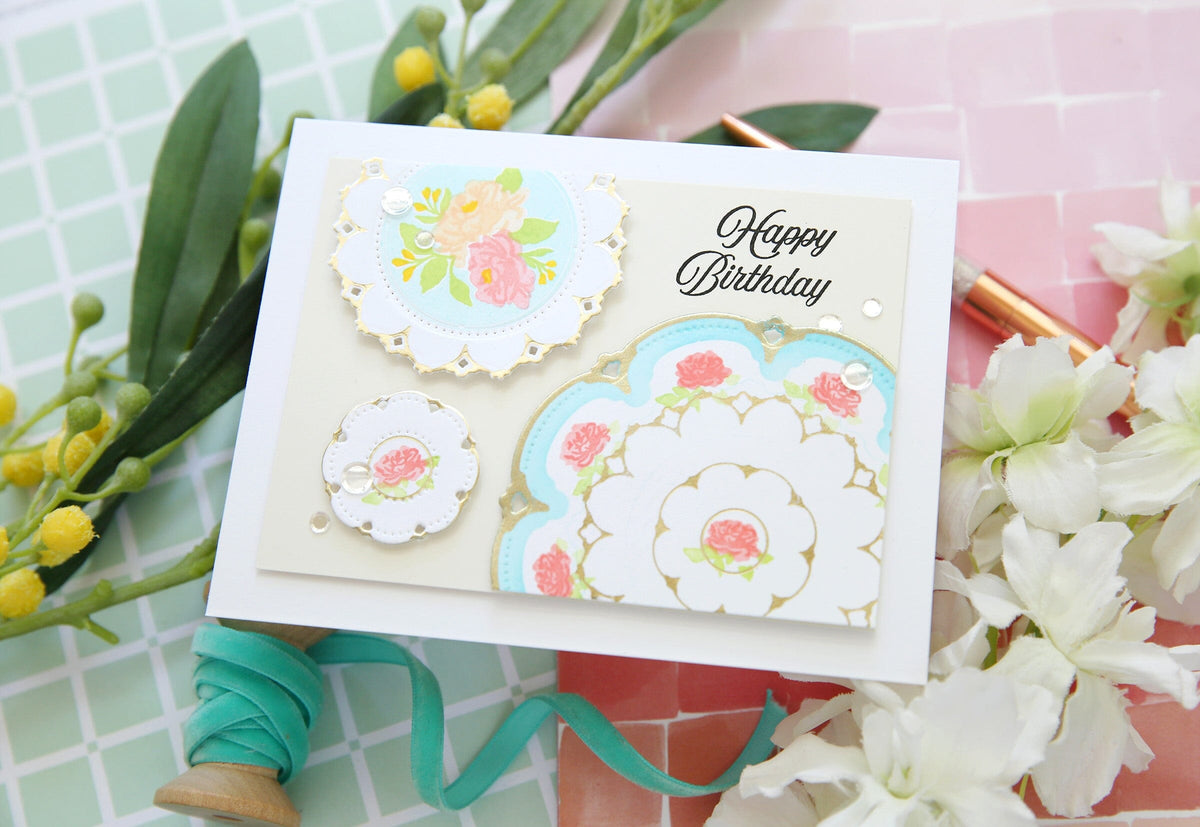 Fine China Stamp Set – The Greetery