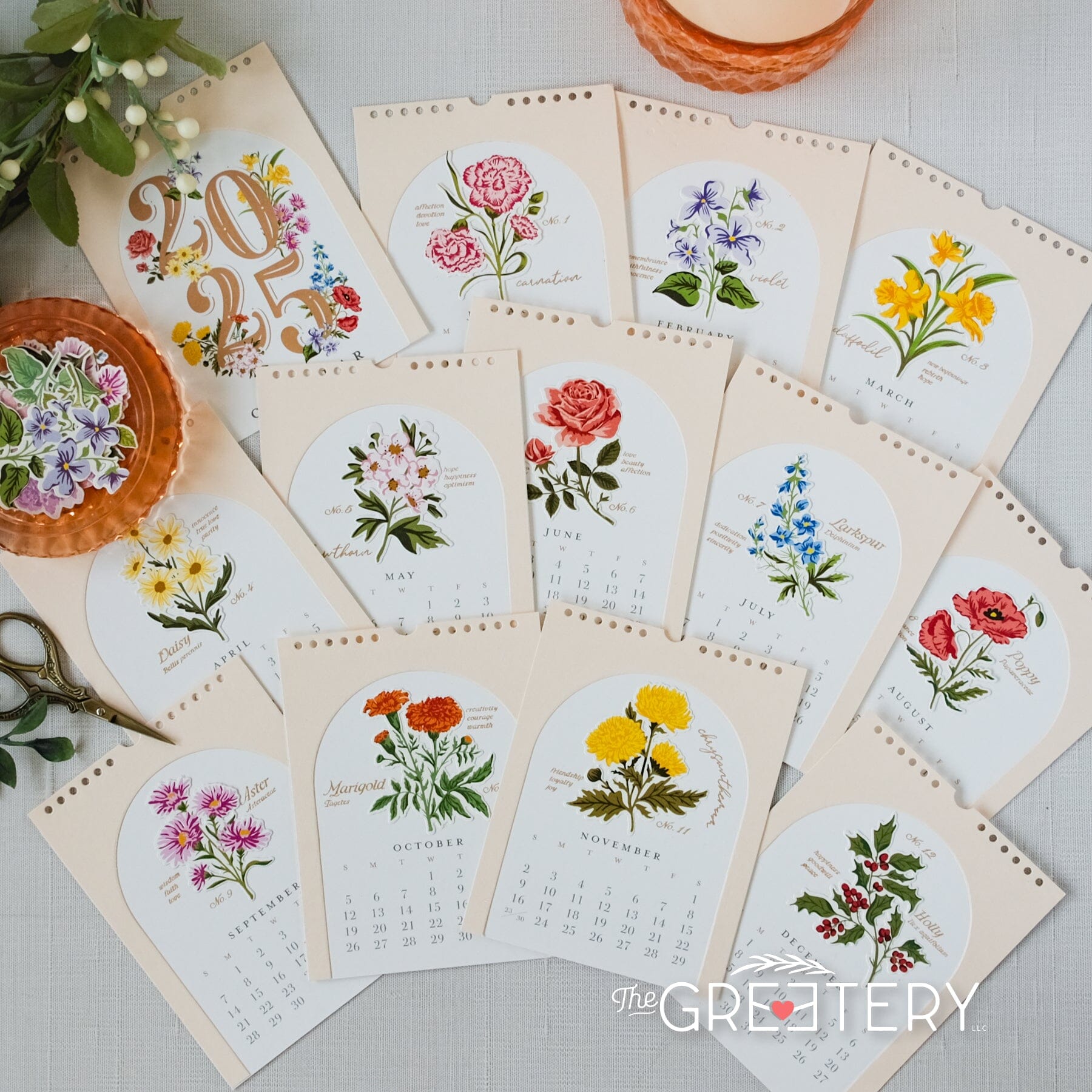 Birth Month Blooms Cuttables – The Greetery