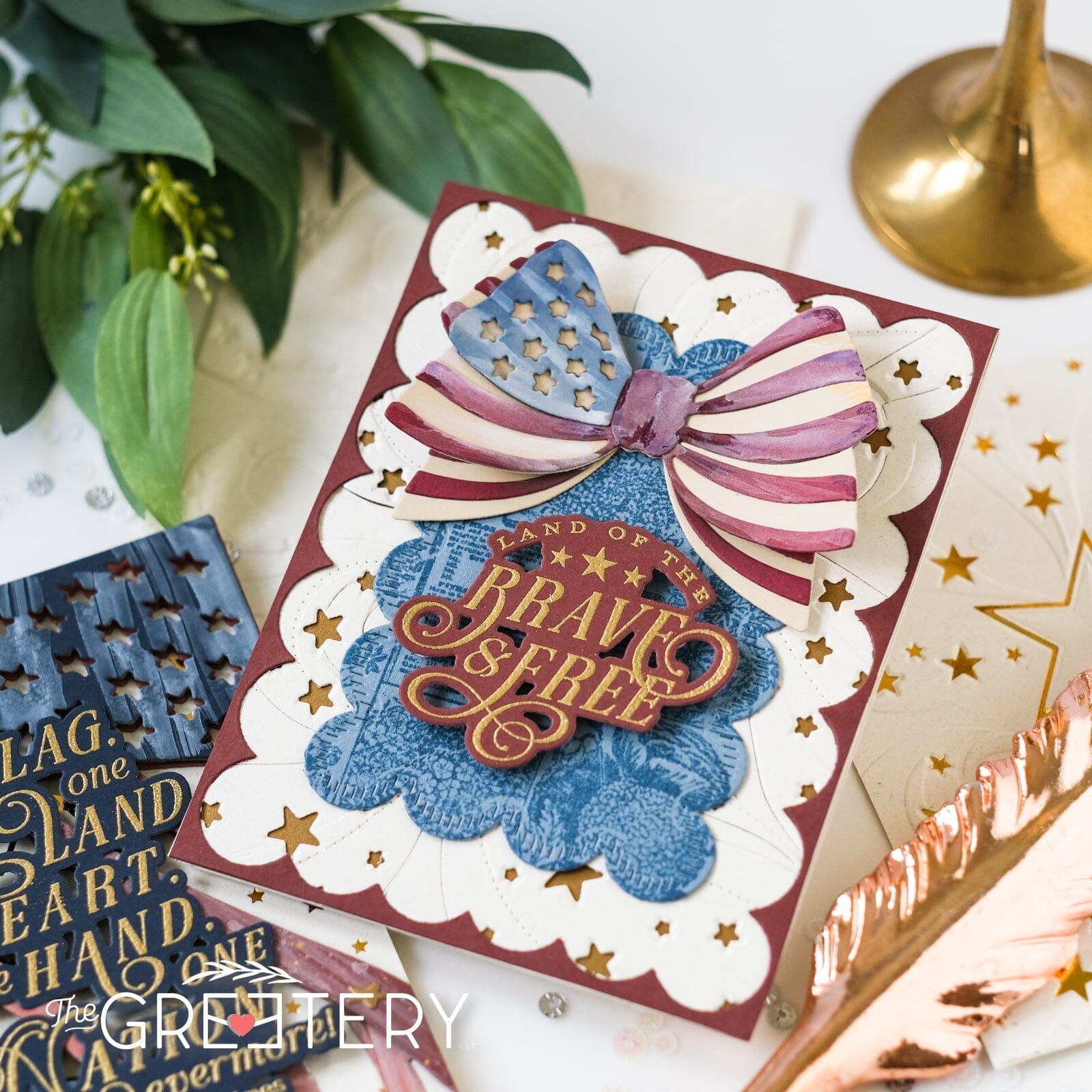 Stars & Stripes Bow Die – The Greetery
