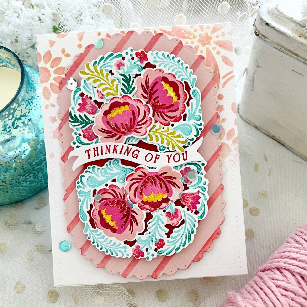 Rosemal Reflections Stamp Set – The Greetery