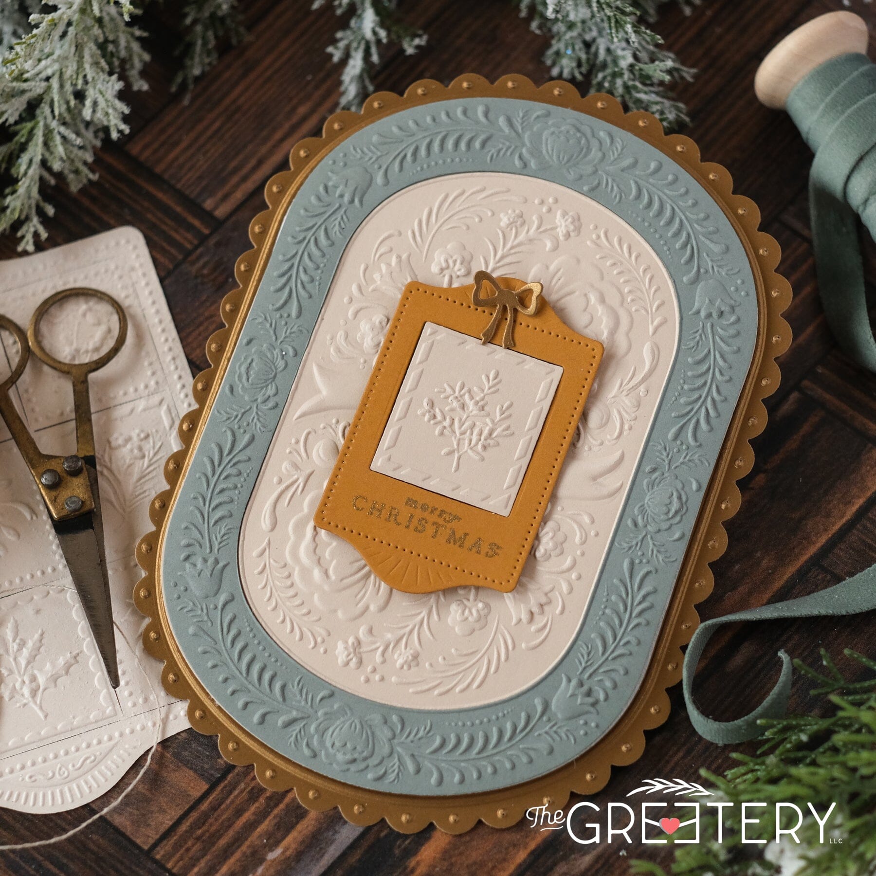 Rosemal Reflections Embossing Folder – The Greetery