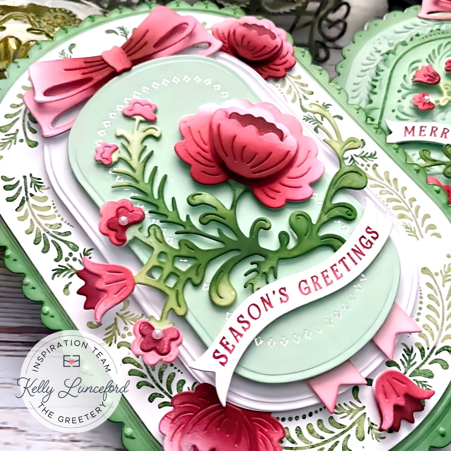 Rosemal Reflections Stamp Set – The Greetery