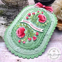 Rosemal Reflections Embossing Folder – The Greetery
