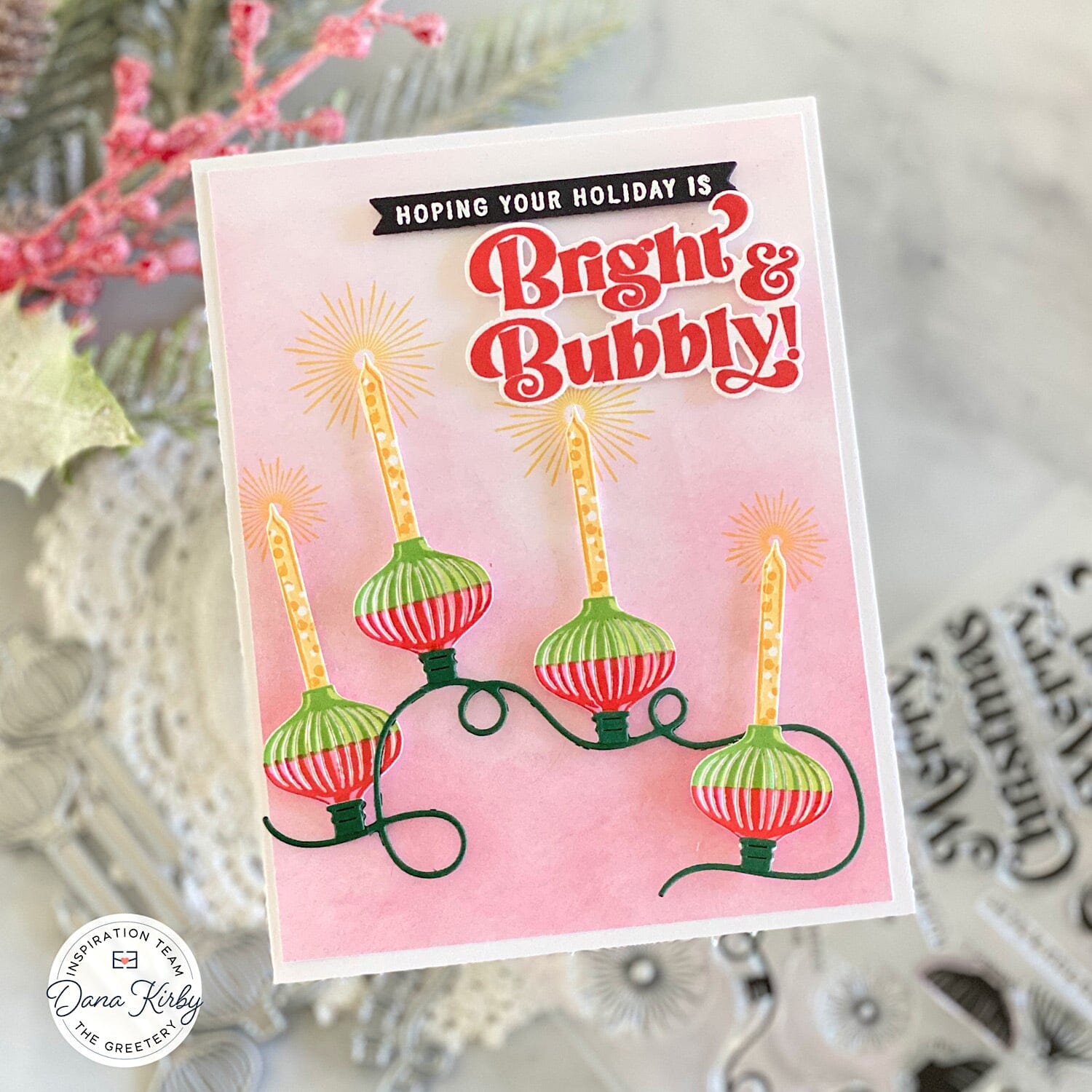 Bright & Bubbly Die – The Greetery