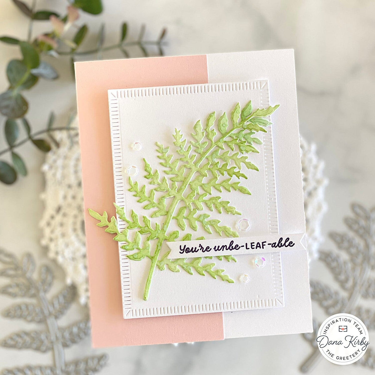 Large Leaves: Fern Die – The Greetery