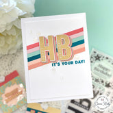 Four Square Birthday Tag Elements Die – The Greetery