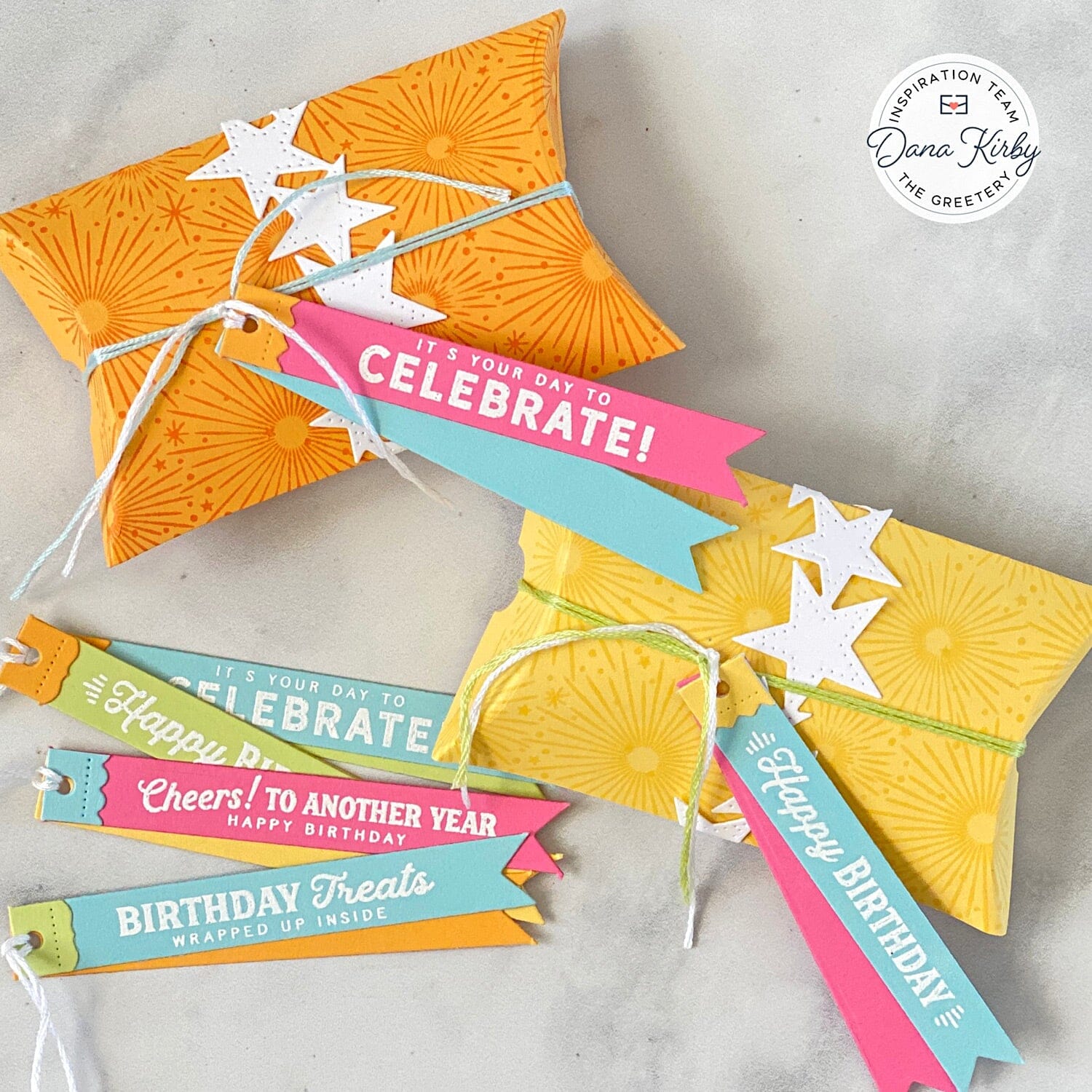 Tear Strip Tags: Birthday Stamp Set – The Greetery