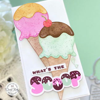 What’s the Scoop Stamp Set – The Greetery