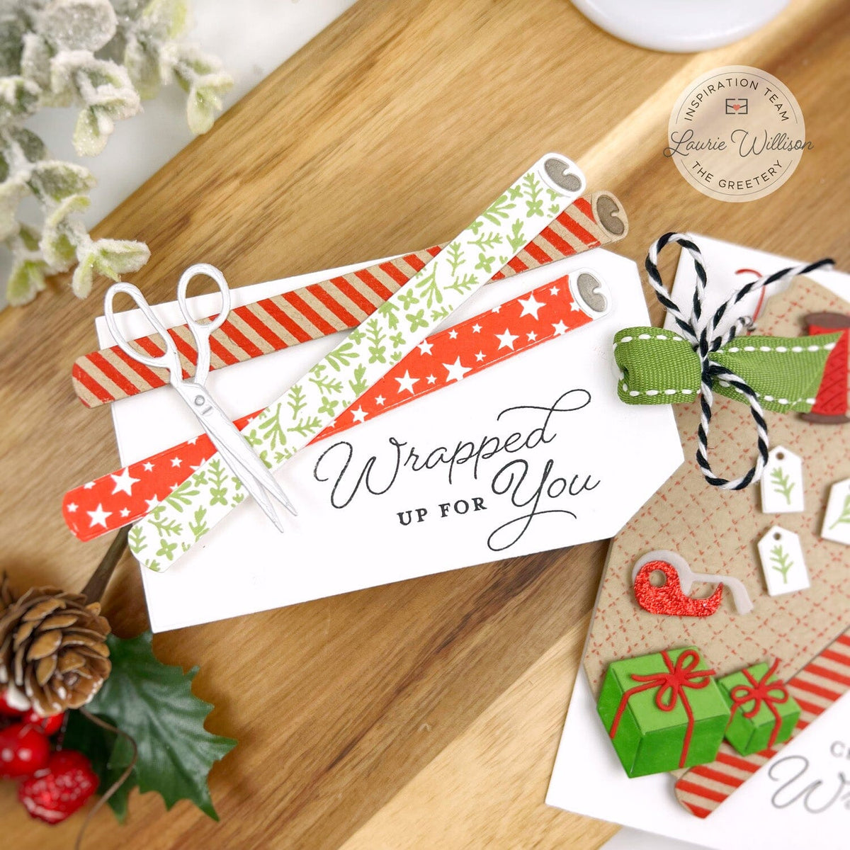 Wrapped in Love Sentiment Additions Stamp Set – The Greetery