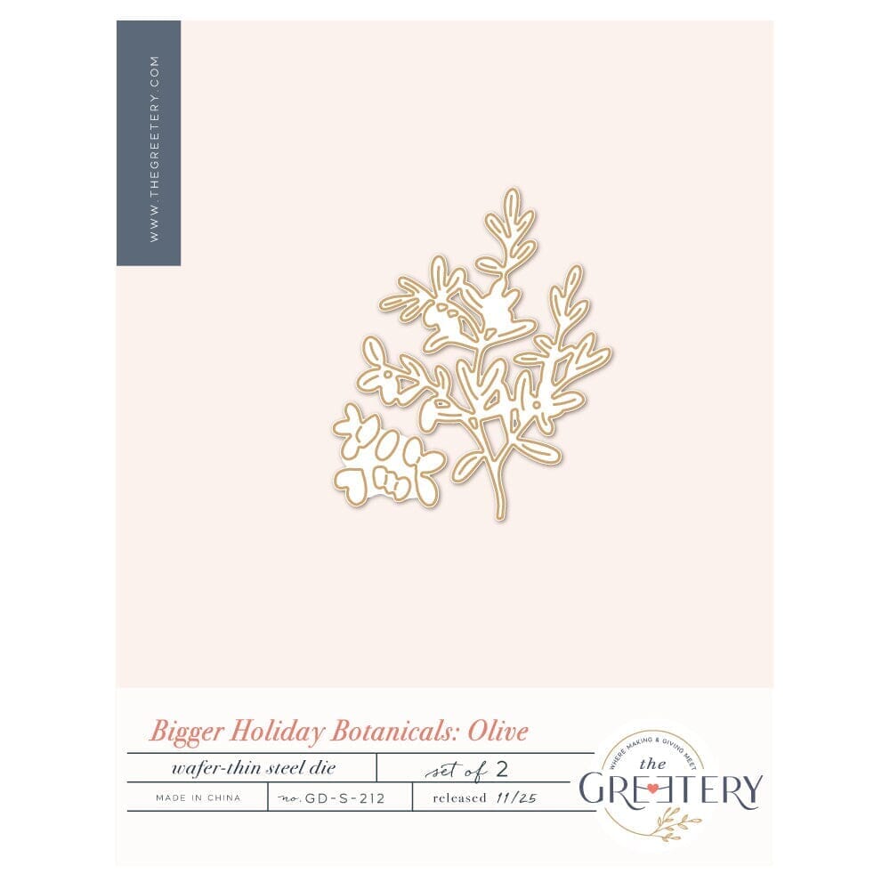 Bigger Holiday Botanicals: Olive Die – The Greetery
