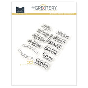 Bloom & Grow Sentiments Stamp Set – The Greetery