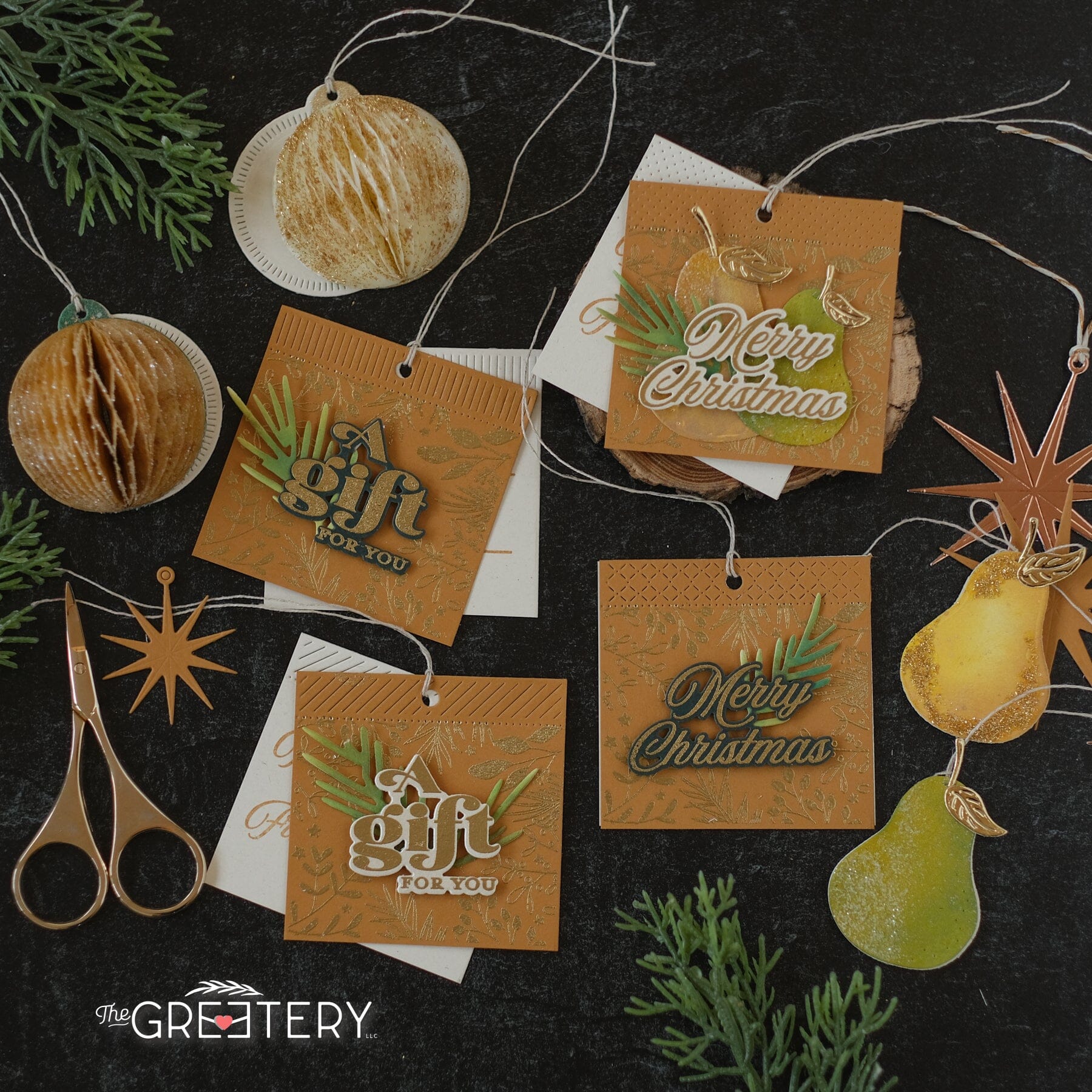 Four Square Tags Die + Guide – The Greetery