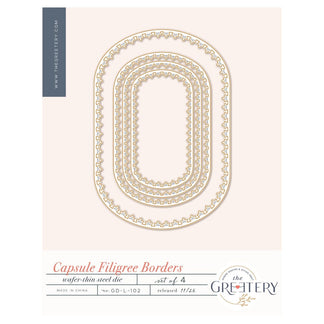 Capsule Filigree Borders Die – The Greetery