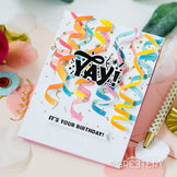 Four Square Birthday Tags Stamp Set – The Greetery
