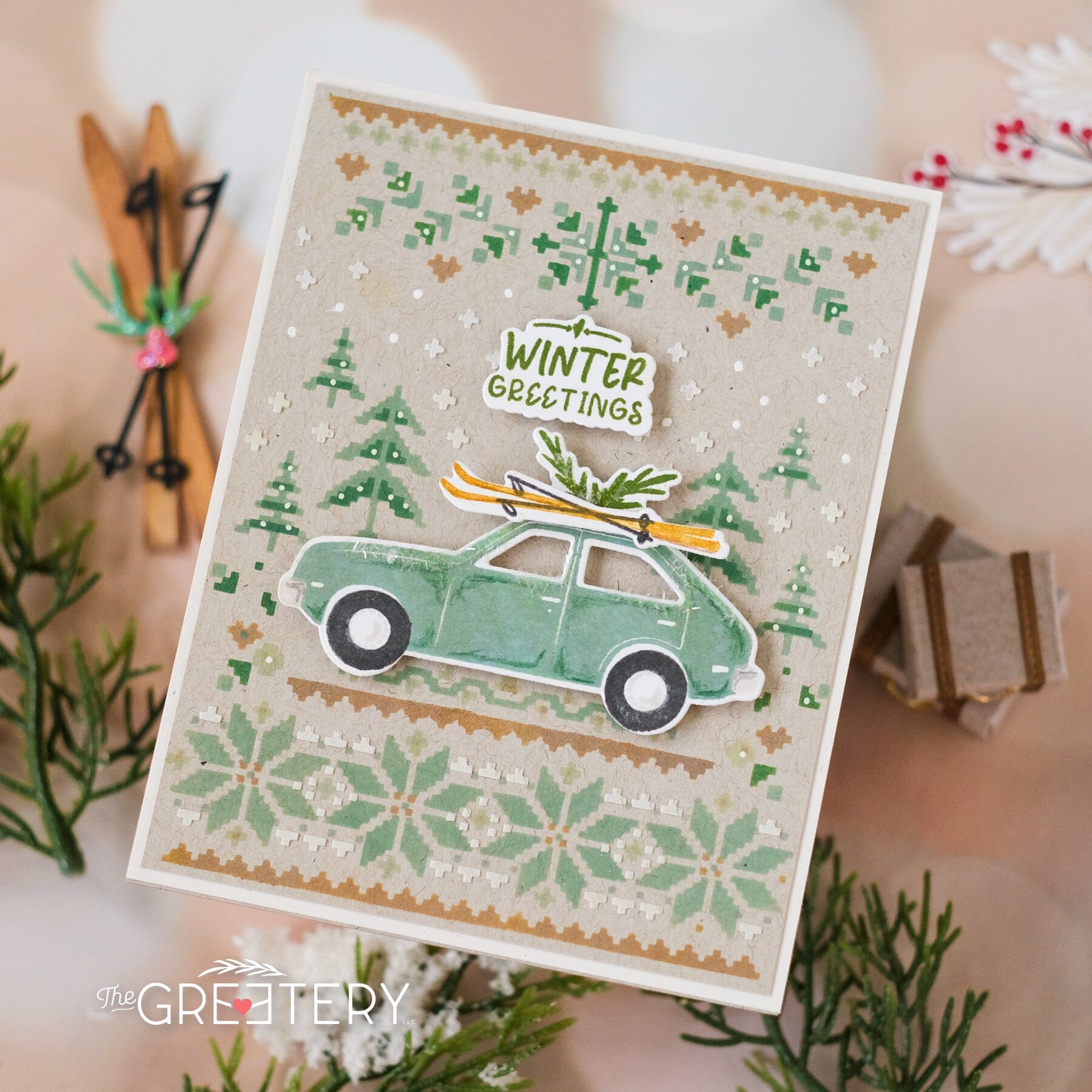 Christmas Sampler Stencil – The Greetery