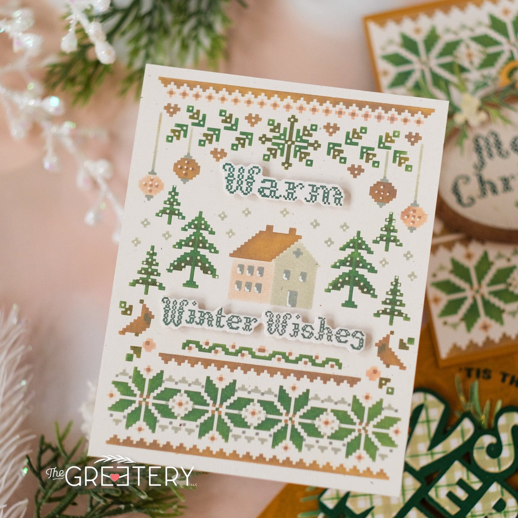Christmas Sampler Stencil – The Greetery