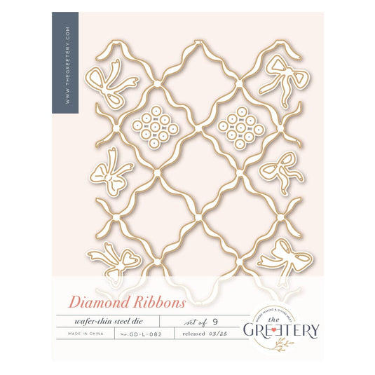 Diamond Ribbons Die – The Greetery