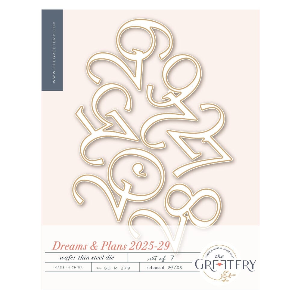 Dreams & Plans 2025-29 Die – The Greetery