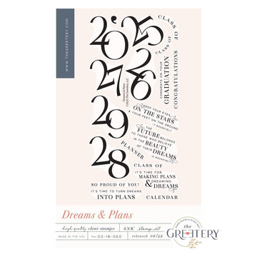 Dreams & Plans Stamp Set – The Greetery