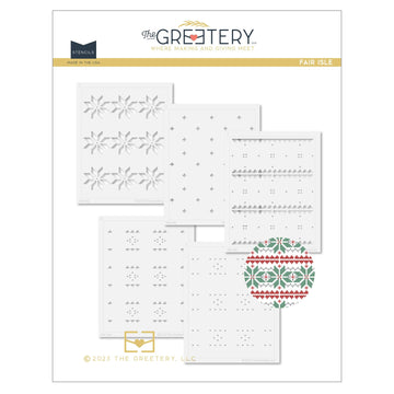 Fair Isle Stencil – The Greetery