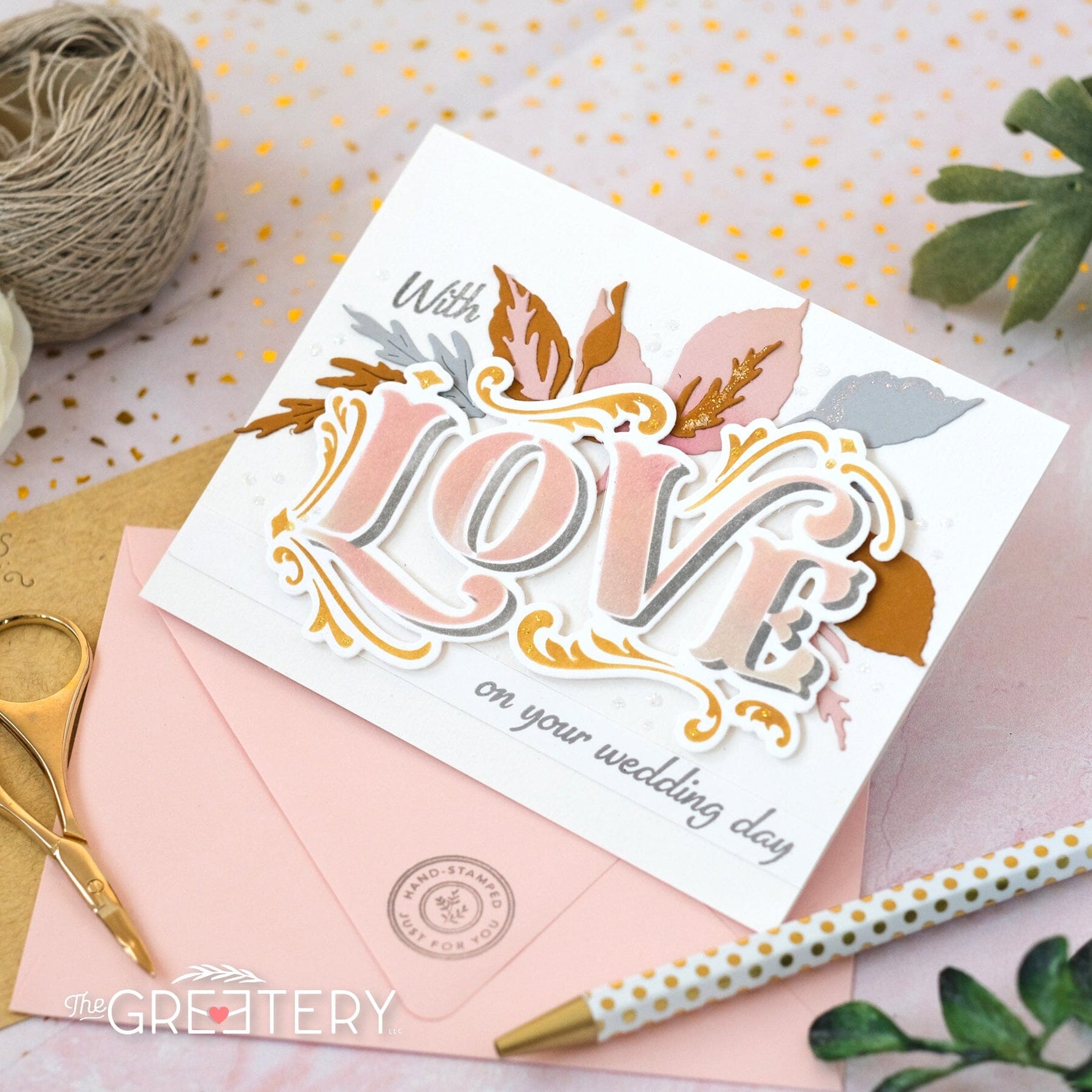 Flourished Phrases: Love Additions Stamp Set – The Greetery