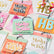 Four Square Birthday Tags Stamp Set – The Greetery