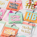 Four Square Birthday Tags Stamp Set – The Greetery