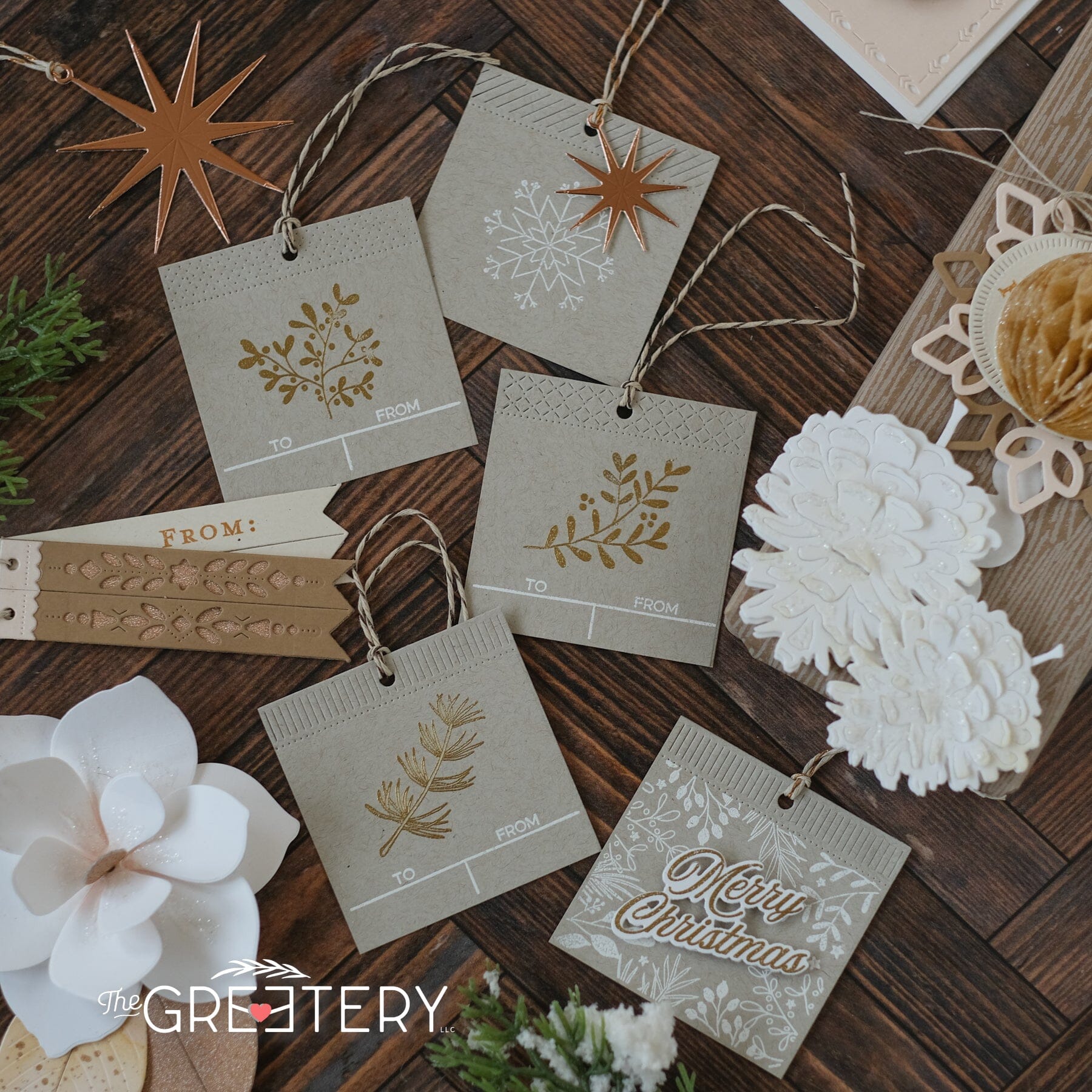 Four Square Tags Die + Guide – The Greetery