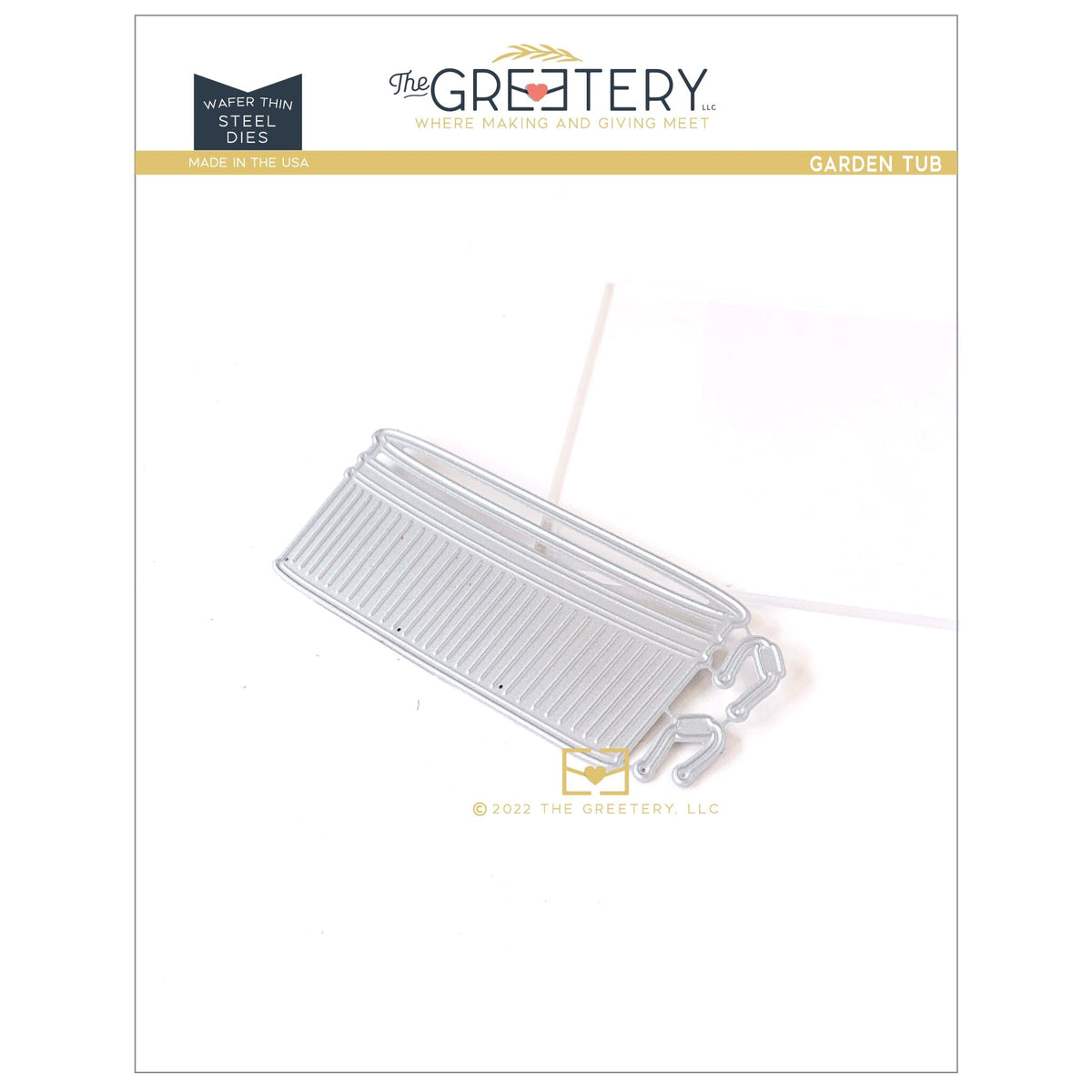 Garden Tub Die – The Greetery