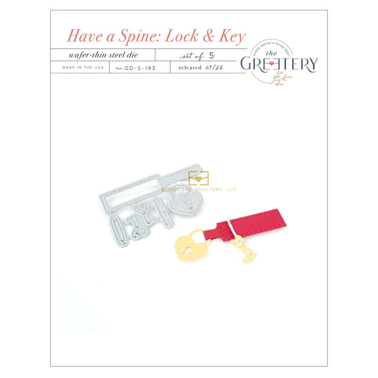 Have a Spine: Lock & Key Die – The Greetery
