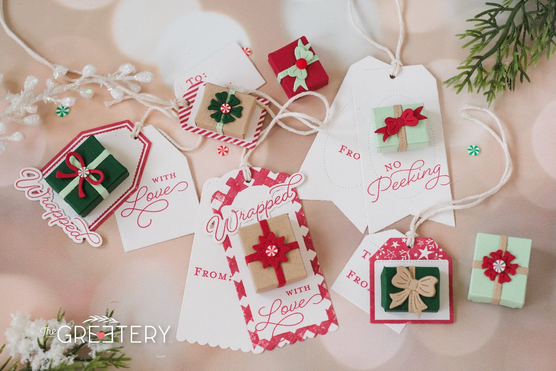 Wrapped in Love Sentiment Additions Stamp Set – The Greetery