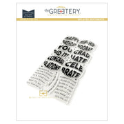 Inflated Sentiments Stamp Set – The Greetery