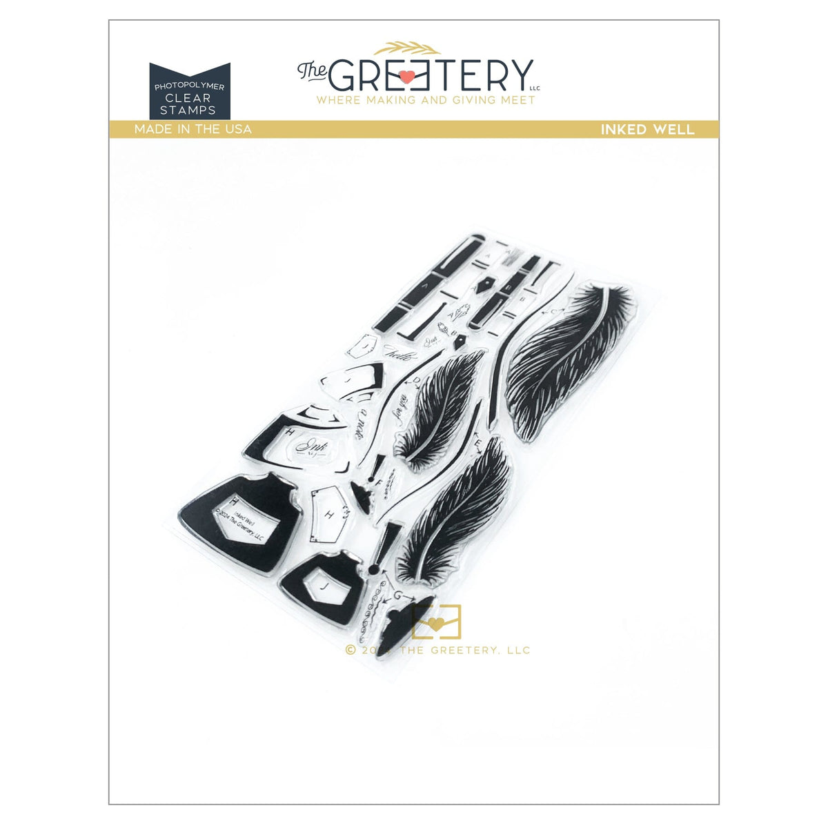 Inked Well Stamp Set – The Greetery
