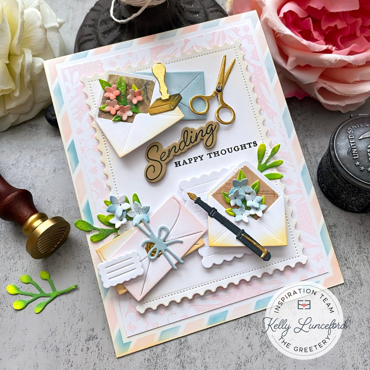 Sent With Love Sentiments Stamp Set – The Greetery
