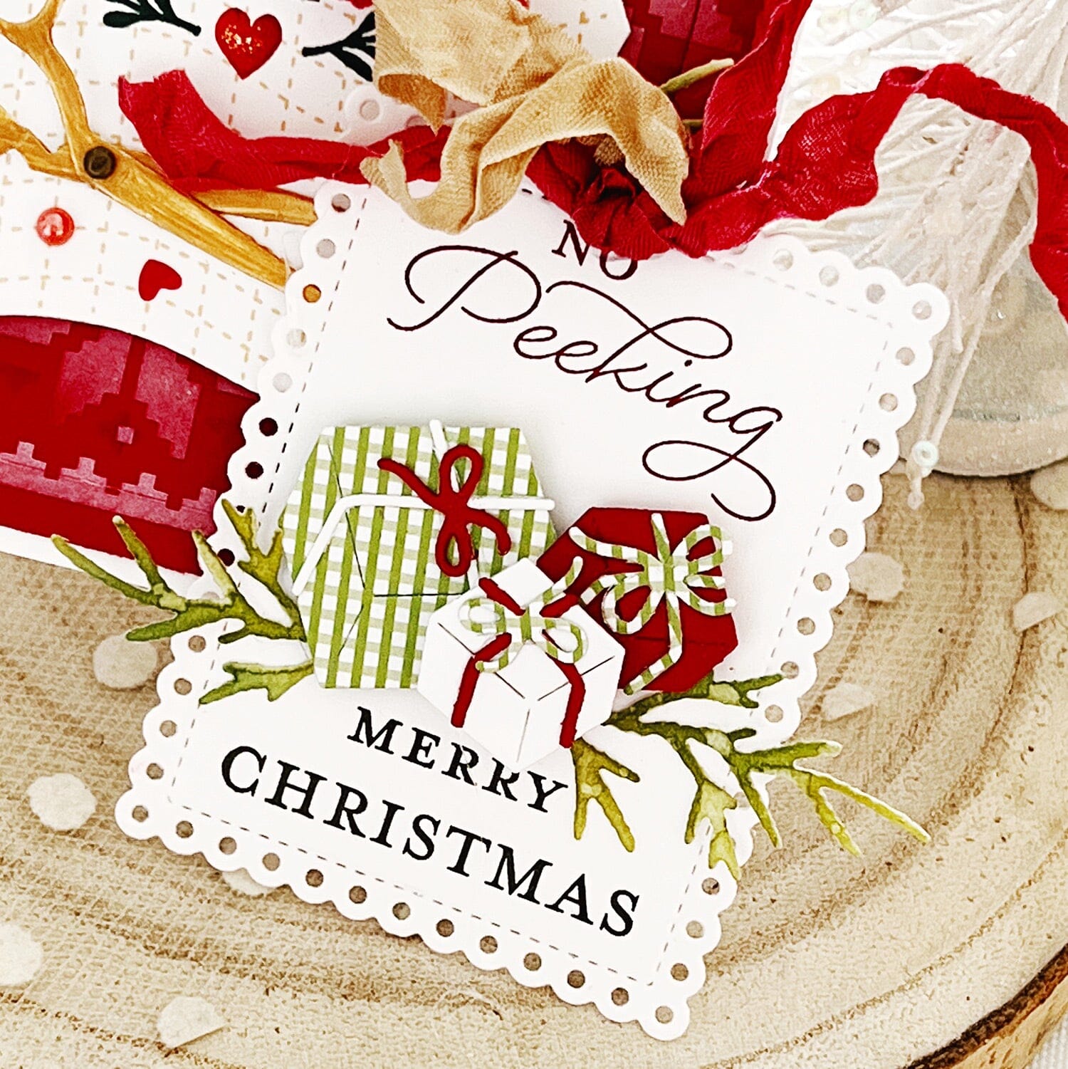 Wrapped in Love Sentiment Additions Stamp Set – The Greetery