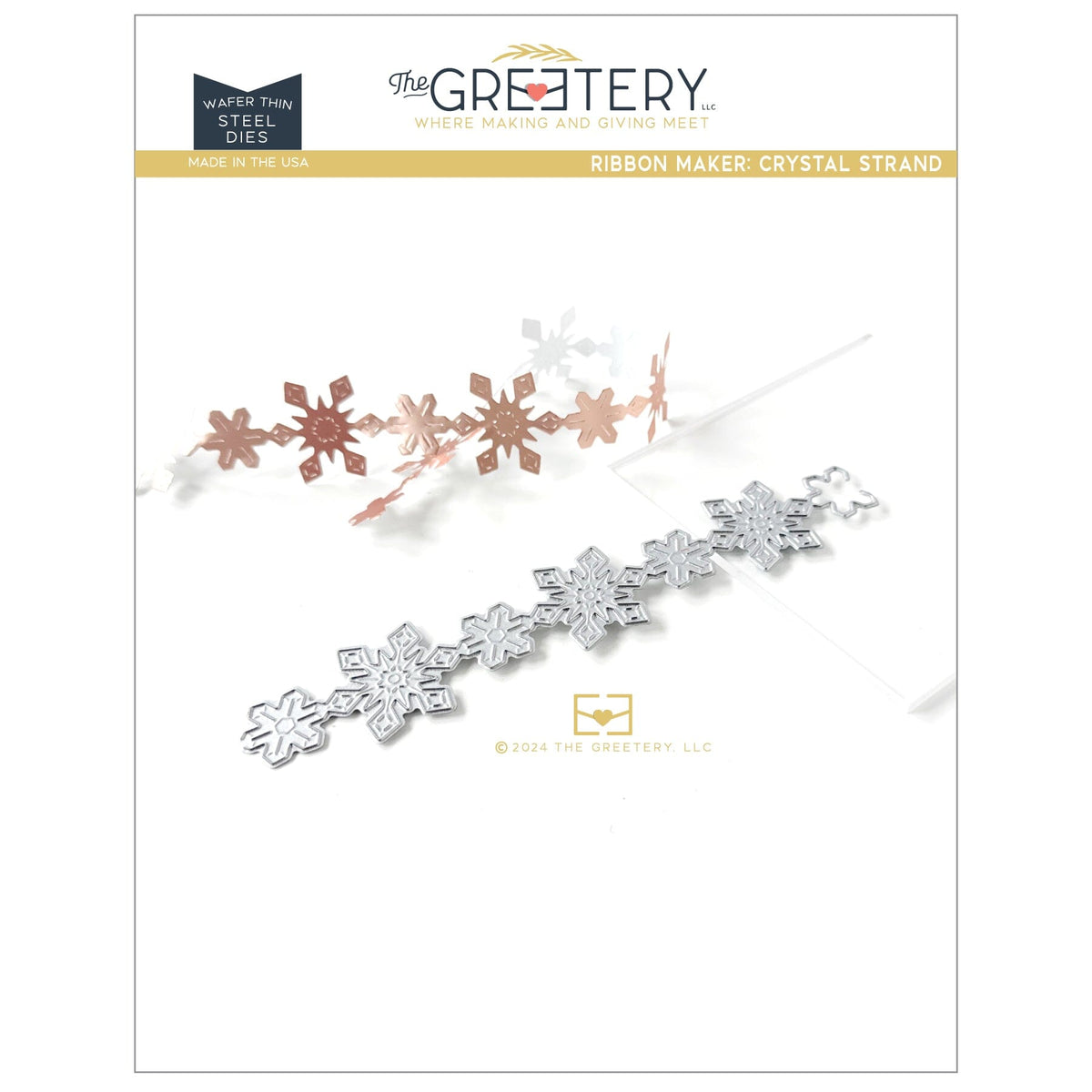 Ribbon Maker: Crystal Strand Die – The Greetery