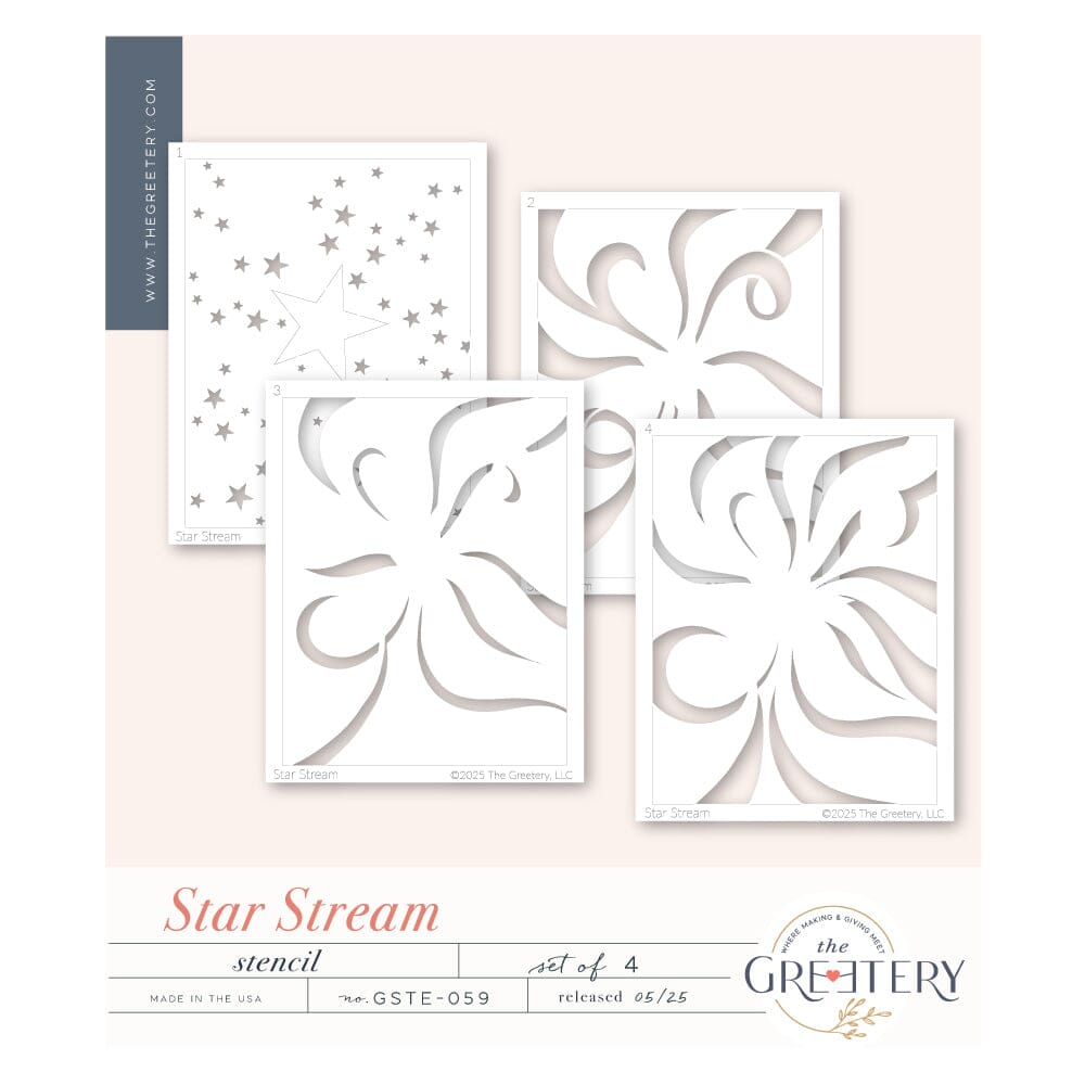 Star Stream Stencil – The Greetery