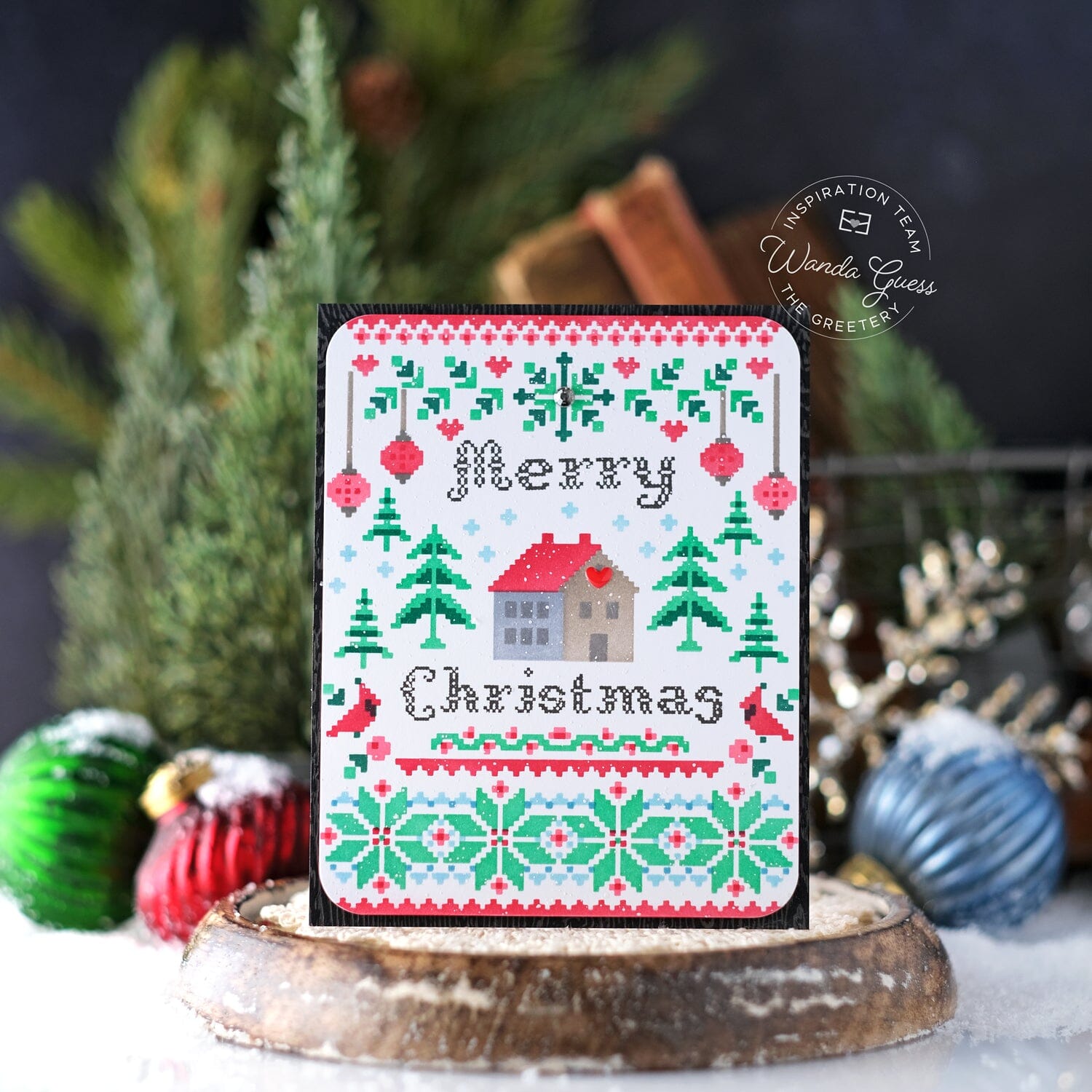 Christmas Sampler Stencil – The Greetery