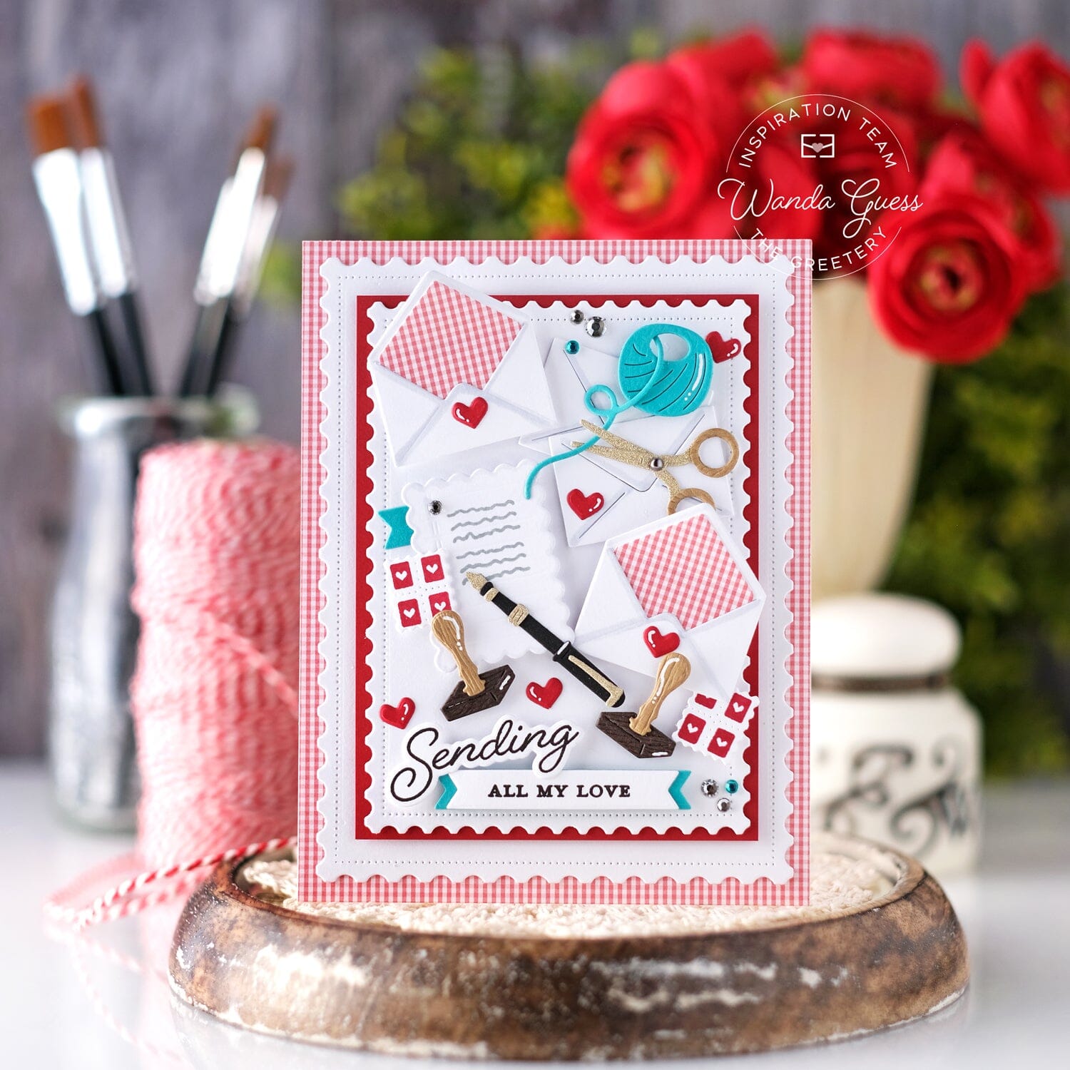 Sent With Love Sentiments Stamp Set – The Greetery