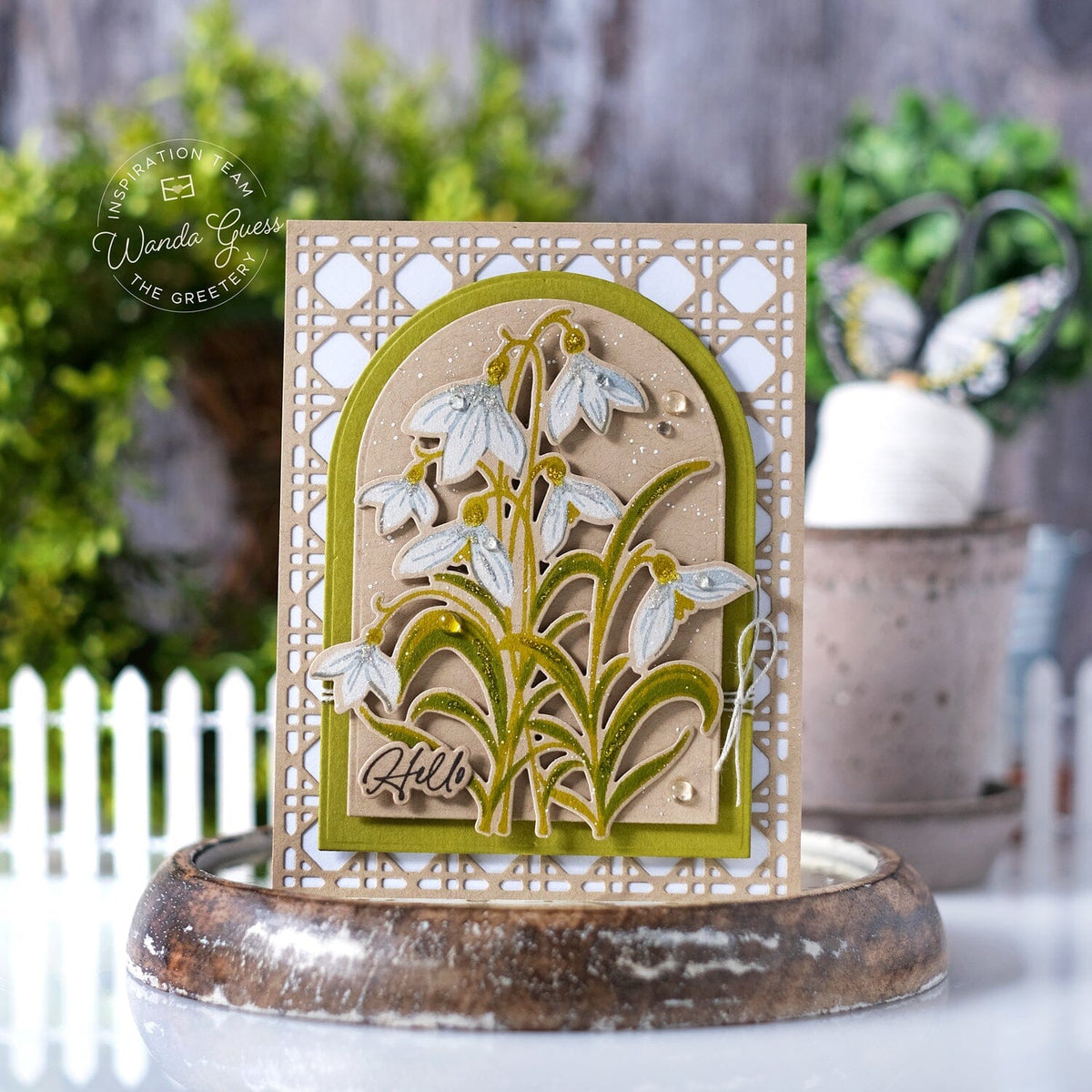 Spring Snowdrops Stamp + Stencil – The Greetery