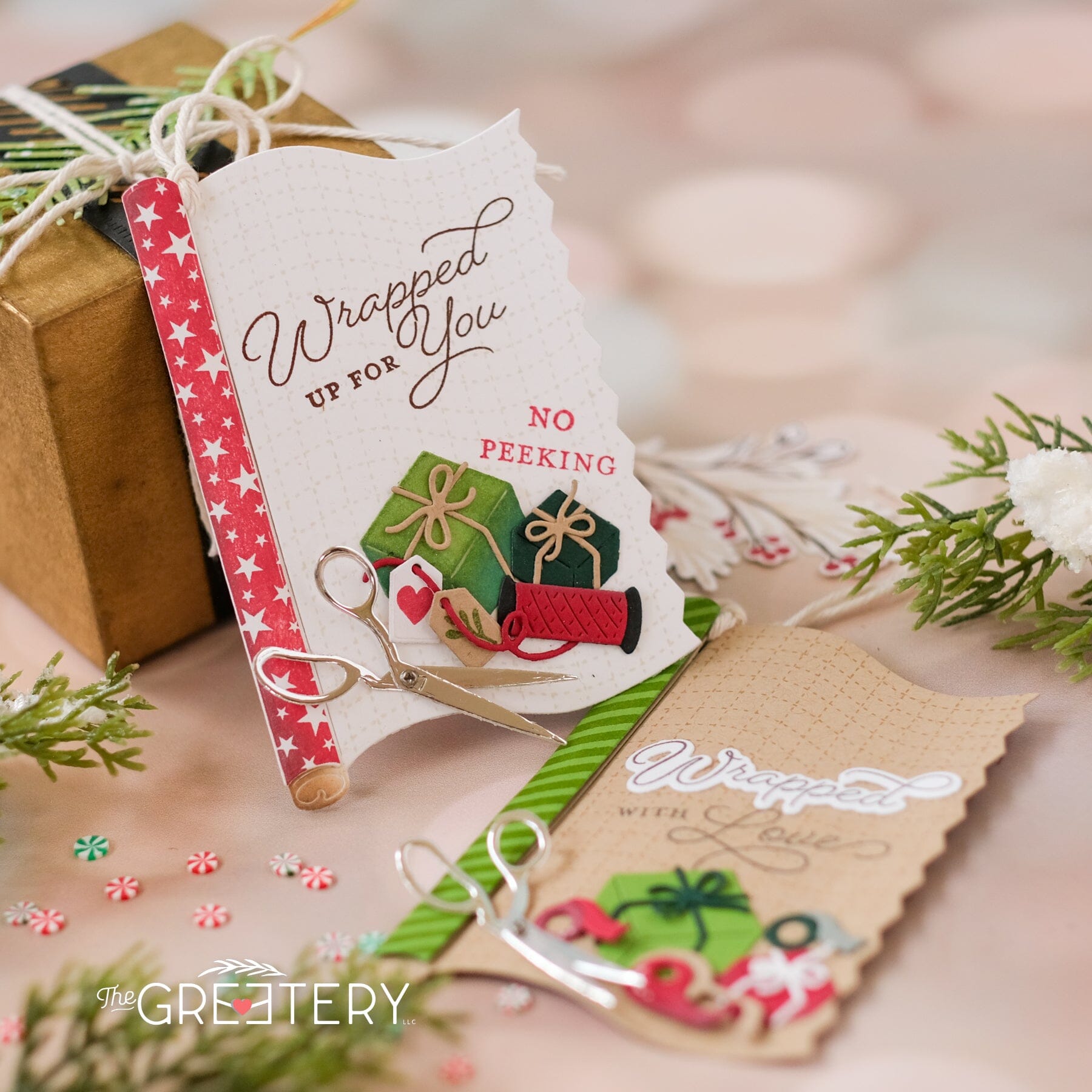 Wrapped in Love Sentiment Additions Stamp Set – The Greetery