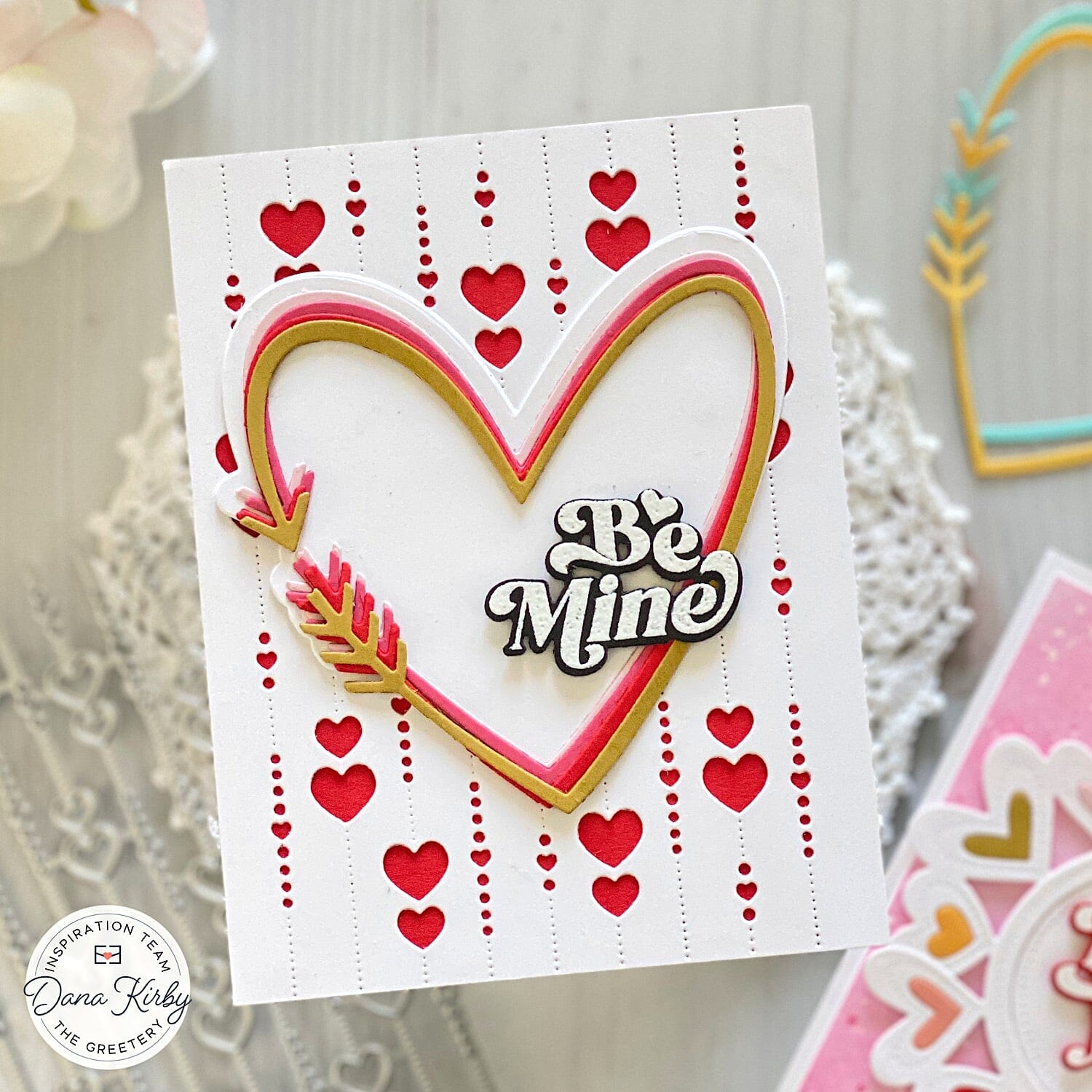 Falling Hearts Background Die – The Greetery