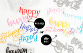 All Kinds of Happy Stamp Set – The Greetery