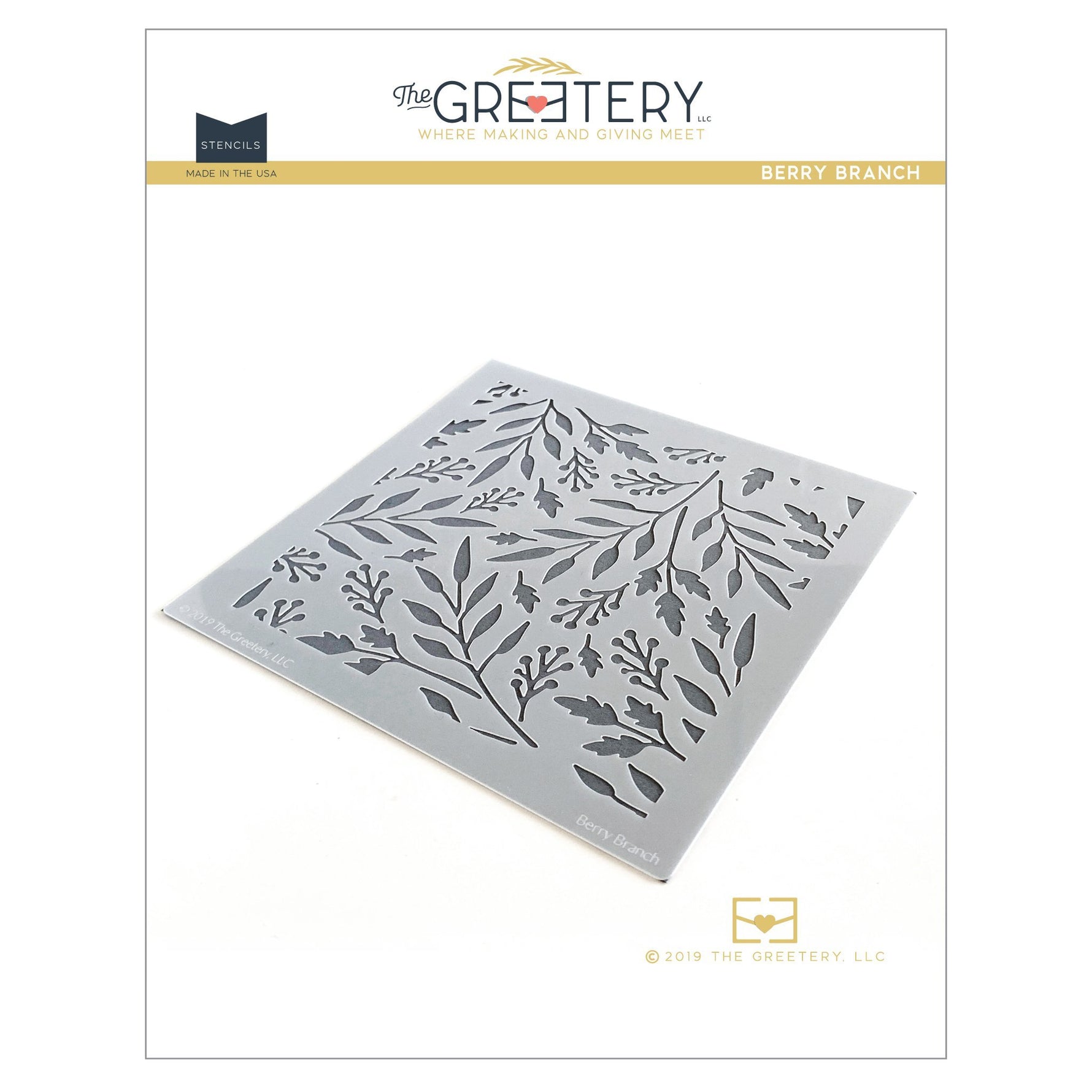 Berry Branch Stencil – The Greetery