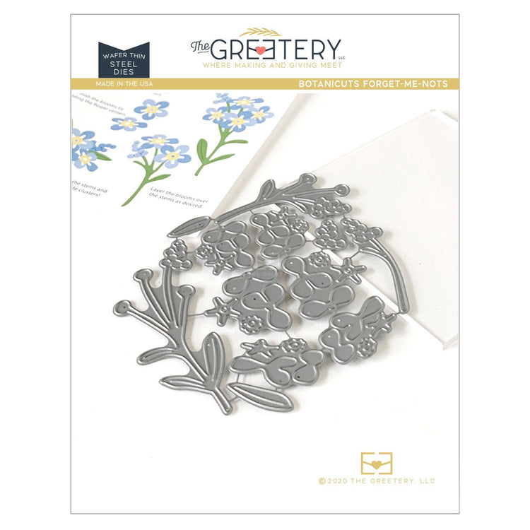 BotaniCuts Forget-Me-Nots Die – The Greetery