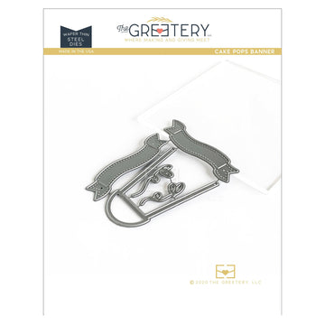 Cake Pops Banner die – The Greetery