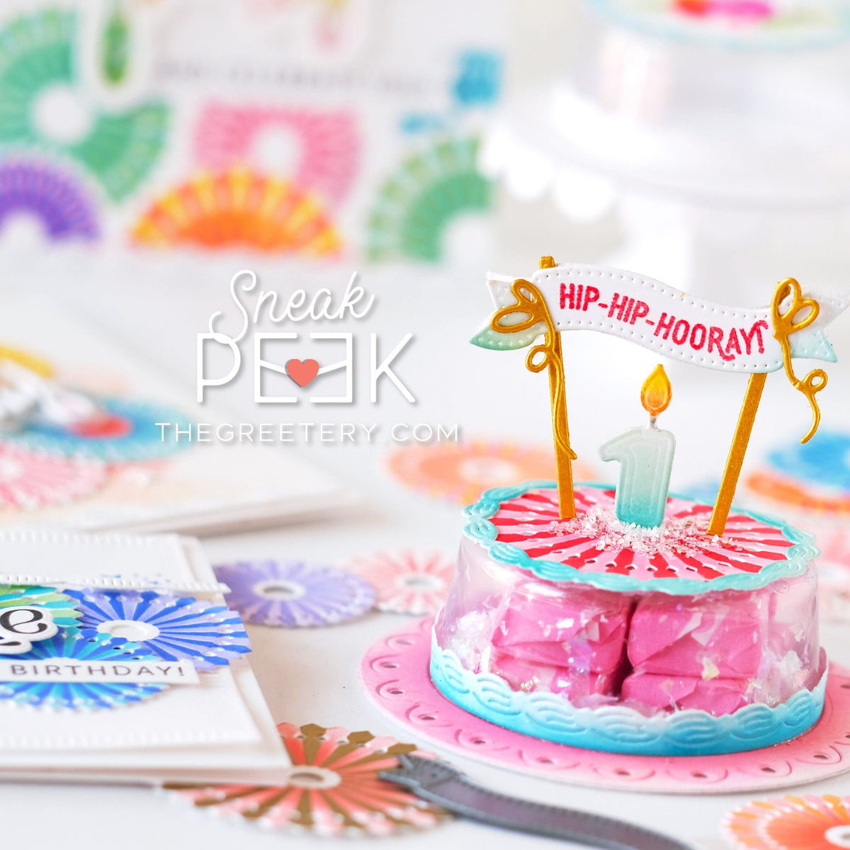 Cake Pops Banner die – The Greetery
