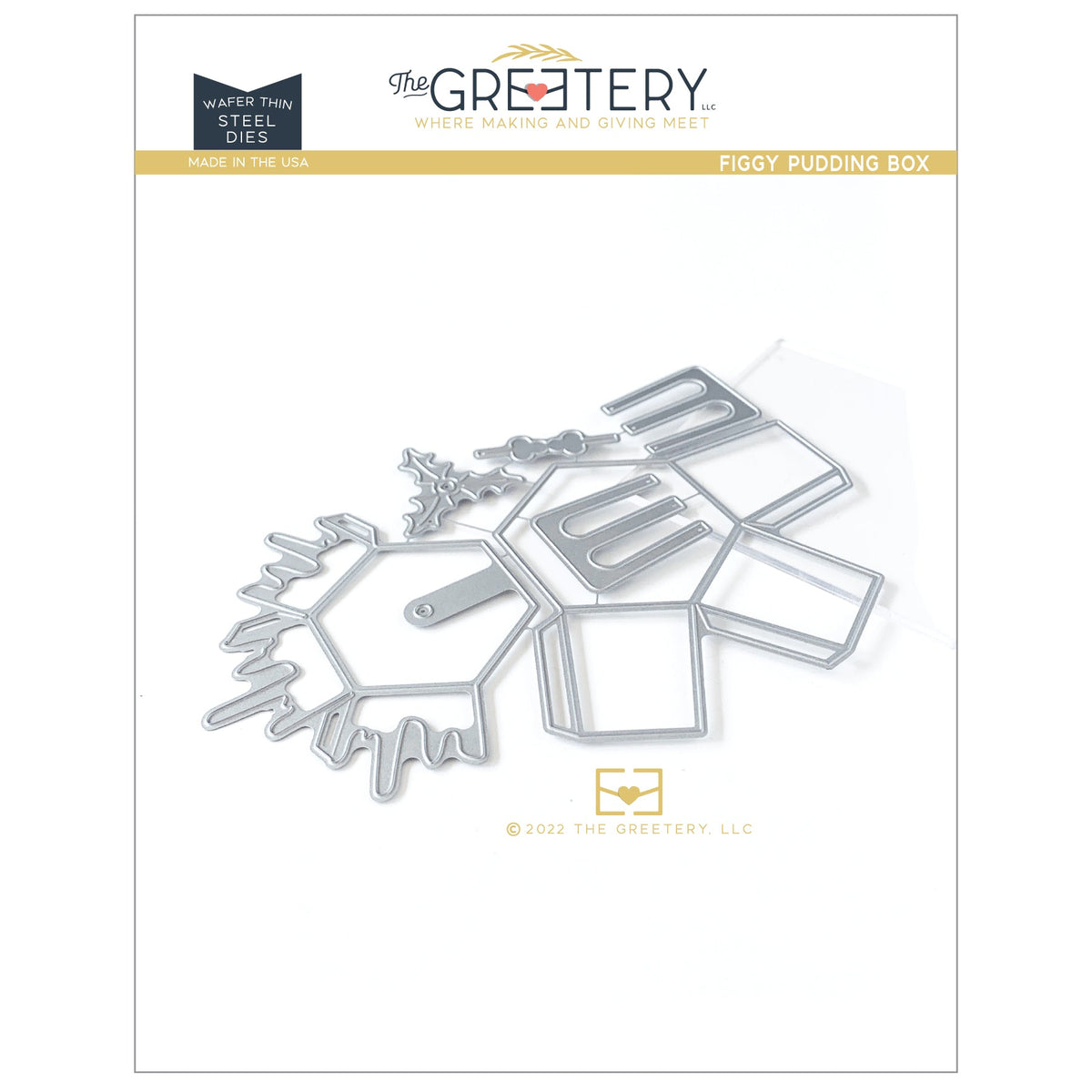 Figgy Pudding Box Die – The Greetery