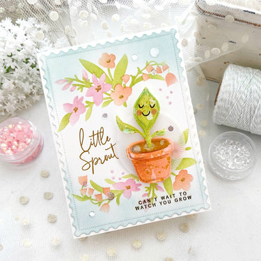 Baby Face Sentiments Stamp Set – The Greetery